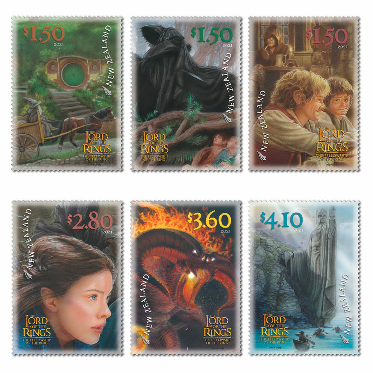 Lord of the Rings stamps commemorate 20th anniversary since film ...
